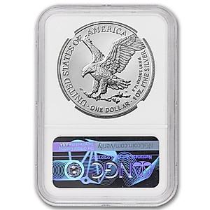 1986 - Present (Random Year) 1 oz Silver American Eagle Coin MS-70 (MS70 - Type 1 or 2) $1 Mint State NGC