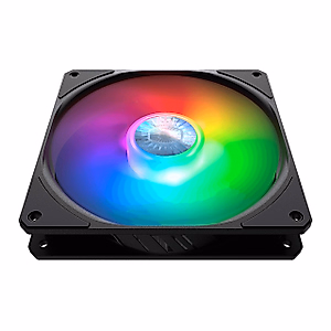 Cooler Master SickleFlow 140 ARGB Case & Cooling Fan - ARGB Motherboard Compatible, Translucent Air Balance Blades, 67 CFM, 2.25 mmH2O, 10 to 27 dBA - ARGB