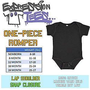 Expression Tees One-Piece Game Dey Cincinnati Football 6 months Black Romper