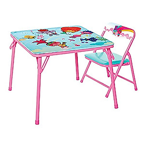 Trolls DreamWorks 2 Jr. Activity Table Set with 1 Chair
