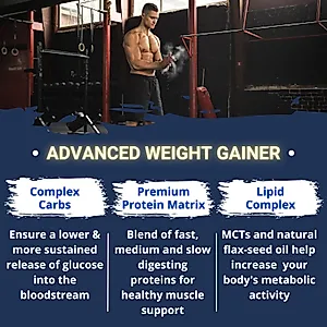 Gaspari Nutrition Real Mass, Advanced Weight Gainer, High Protein, Gycofuse Carbs, and Creatine Monohydrate, Modern Formulation for Mass (12 Pounds, Vanilla Milkshake)