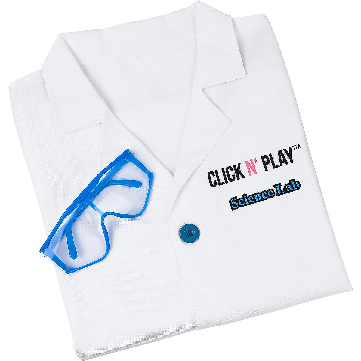 Click N' Play Science Lab Role Play Dress Up Set White