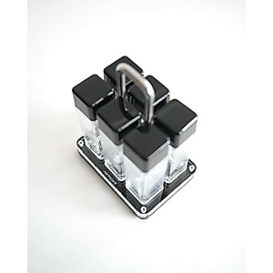 Normcore 6 Tubes Single Dose Espresso Bean Cellars, Coffee Beans Storage Tube Vial Vault with One-Way Exhaust Valve, Glass Coffee Bean Capsules with Display Stand and Funnel