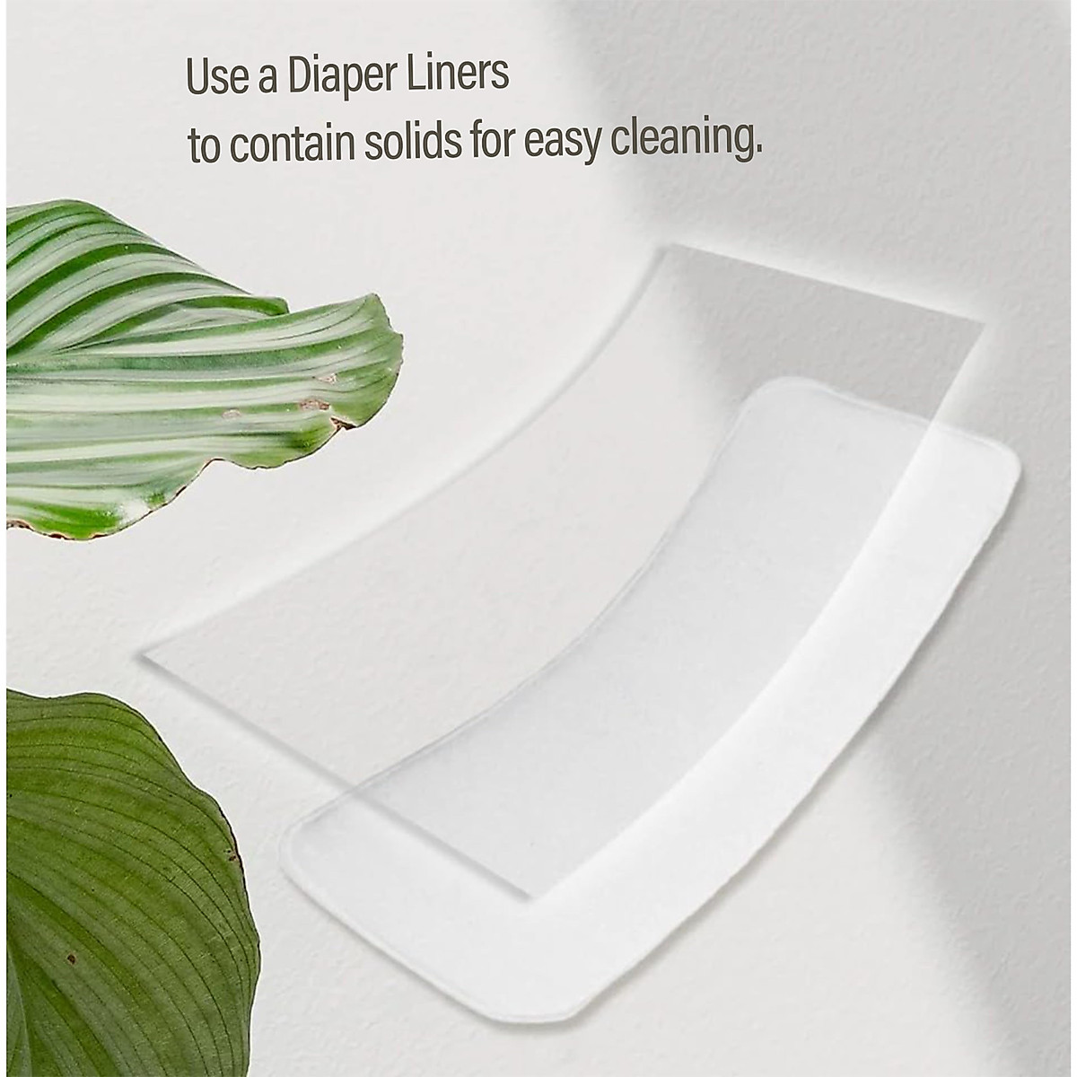 Kawaii Baby Cloth Diaper Liners, Soft Unscented Disposable Baby Cloth Diaper Liner Easy Diaper Change, SGS Certified 11 x 7-100 Sheets/Roll