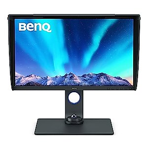 BenQ SW270C Photo Video Editing Monitor 27" QHD 1440p | 99% AdobeRGB,100% sRGB,97% P3 | IPS | Hardware Calibrated | 16 bit 3D LUT | DeltaE ≤2 | Uniformity | Pantone | AQCOLOR | Ergonomic | USB-C(60W)