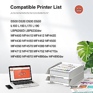 V4INK Compatible CRG 128 CE278A Toner Cartridge Replacement for Canon 128 HP 78A for Canon D530 D550 LBP6230dw LBP6200d L190 MF4890dw MF4880dw MF4450 MF4550d MF4570dn HP P1606dn P1600 M1536dnf 2 Pack