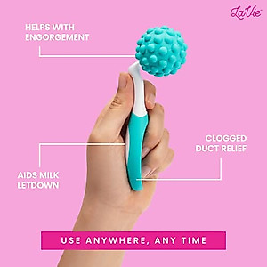 LaVie 5-in-1 Lactation Massager Roller, Manual Massage Roller, Breastfeeding Tool to Improve Milk Flow, Discomfort, Breast Massage, Medical Grade