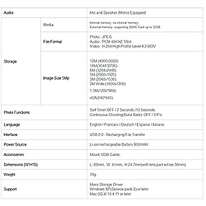 ZIYUO Full HD Sports Action Camera 2.0 inch Ultra HD TFT LCD screen Waterproof DV Recorder shooting 30 meters under water Ultra Wide Angle Lens and Portable Package GD