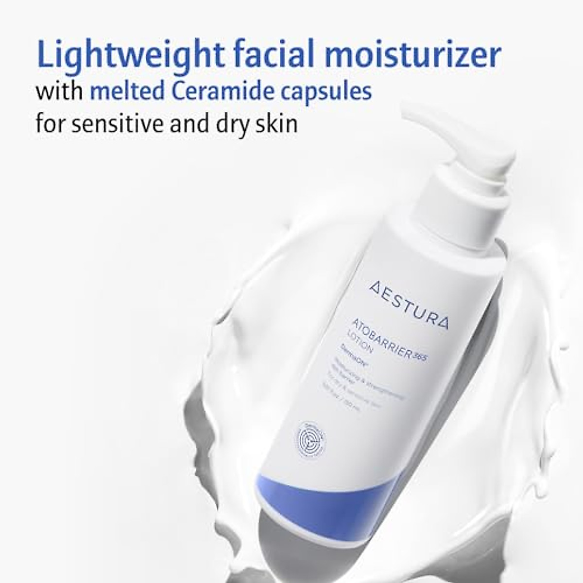 AESTURA ATOBARRIER365 CERAMIDE LOTION | Lightweight Face Moisturizer for Normal to Dry Skin for Men and Women | 5.07 oz, 150ml