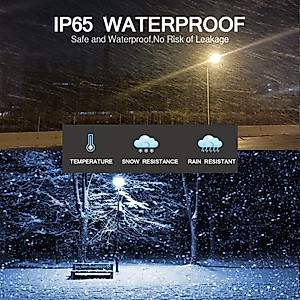 Vikrami 600W Solar Street Lights Outdoor Waterproof 60000LM, Dusk to Dawn, with Motion Sensor and Remote Control, Suitable for courtyards, Gardens, Streets, Garage, etc. Wall or Pole Mount