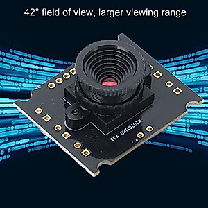 USB2.0 Webcam Module, MJPEG Format Multifunctional 1MP 3.0mm Camera Module QR Code Scanning Photosensitive Chip Manual Focusing with USB Cable for Computer