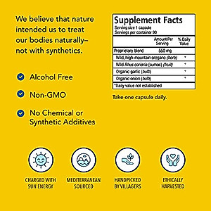 NORTH AMERICAN HERB & SPICE OregaMax - 90 Capsules - Wild Oregano Supplement - Digestive & Immune Support - Oregano Oil, Garlic, Onion - Non-GMO - 90 Total Servings