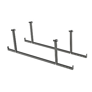 NewAge Products VersaRac Gray 2 Piece Accessory Kit, Garage Overheads, 40190