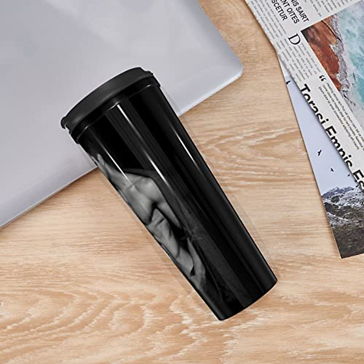 QNNEL Jensen Ackles Tumbler Coffee Cups Double Insulated With Lid Ice Drink Hot Beverage For Office Home Travel