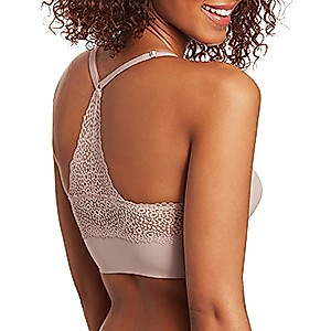Maidenform womens Pure Comfort V-neck Pullover Lace Back Dm7679 Bra, Evening Blush, XX-Large US