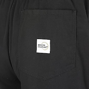 Mercer Culinary M60050BKL Millennia Men's Cook Pants, Large, Black