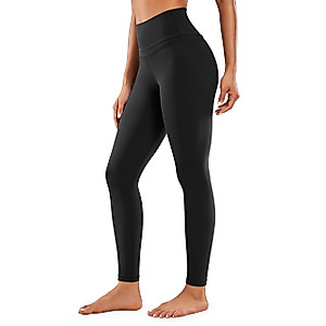 CRZ YOGA Women's Naked Feeling I Workout Leggings 28 Inches - High Waisted Full-Length Yoga Pants Black Medium