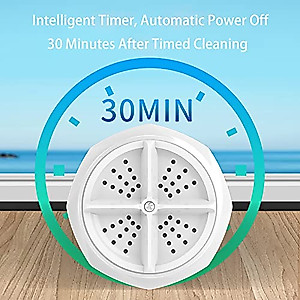 Mini turbo portable washer machine, fully automatic forward and reverse usb plug-in laundry machine, waterproof solid durable compact lavadoras convenient for home, business, travel