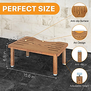 Toilet Squat Stool for Adults, Children - Poop Potty Stool, Non-Slip Bathroom Toilet, Kids, Toddler Step Stool for High Beds, Kitchen Helper