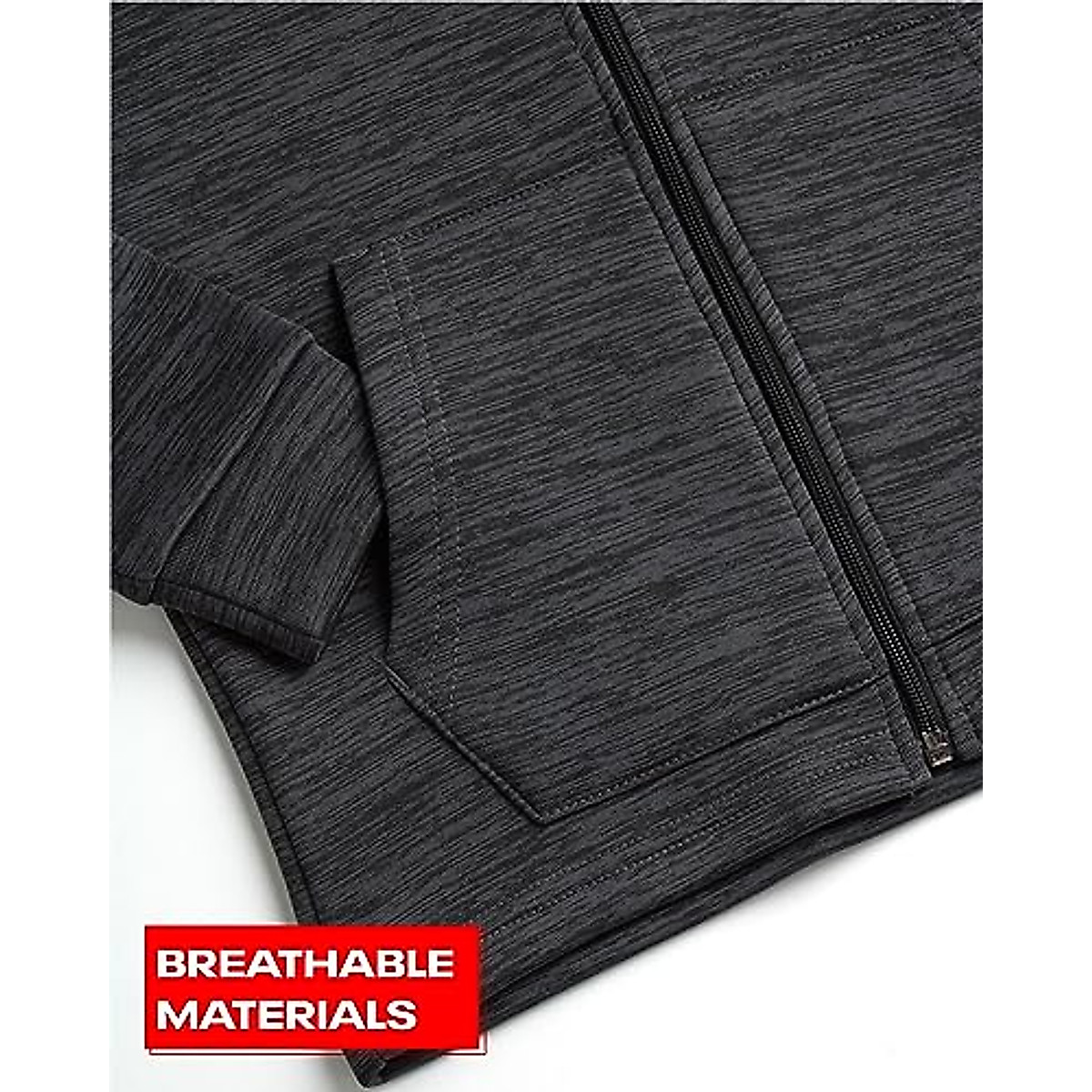 Reebok Boys' Sweatsuit - Active Fleece Zip Hoodie Sweatshirt and Jogger Sweatpants (2T-12), Size 10, Black Straided