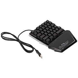 One-Handed RGB Mechanical Gaming Keyboard, 35 Keys Portable Mini RGB Gaming Keyboard support for Vista/for Win7/for Win8/for WIN10/for Android/for OS