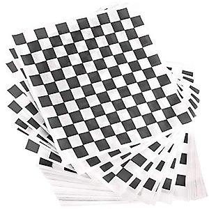 Extra Large, Grease Resistant Black Sandwich Liner 300 Sheet Pack. Microwave Safe 15x15 in Wax Paper Deli Wrap for Restaurants, Churches, BBQs, Concession Stands, School Carnivals, Fairs. Made in USA