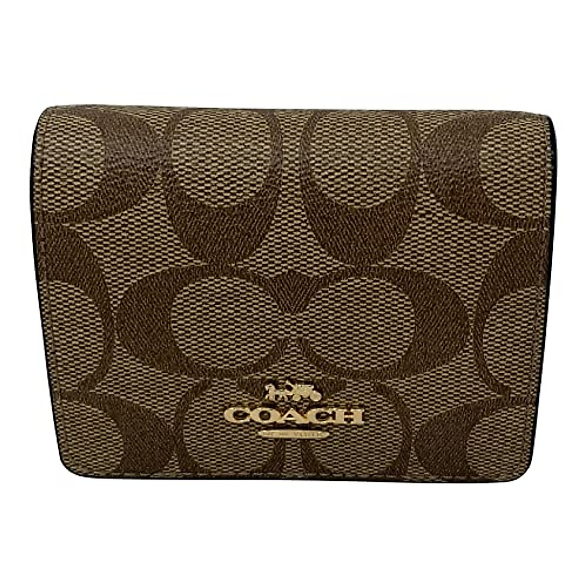 Boxed Mini Wallet On A Chain In Blocked Signature Canvas