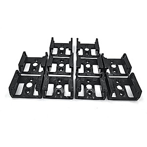 (10 Pack) Locking Battery Holder for Milwaukee M18 Batteries - Wall Mount - Commander Tools