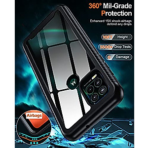 LeYi for Moto G Stylus 5G Case（2021）, Motorola G Stylus 5G Case with 2 Tempered Glass Screen Protector, Full-Body Shockproof Bumper Rugged Hybrid Clear Phone Case for Moto G Stylus 5G, Black/Clear