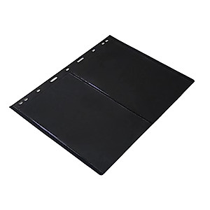 MUQING Stamp collecting storage supplies, 20 Sheets Stamp Pages Sleeves for Stamp Album Binder, Toughness Not easy to creak (1 and 2 Rows)