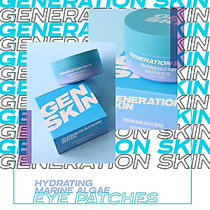 GENSKIN Generation Skin Hydrating Marine Algae Eye Patches | Hydrate, Plump, Brighten Eye Area 180g/6.34 Oz - 30 pairs