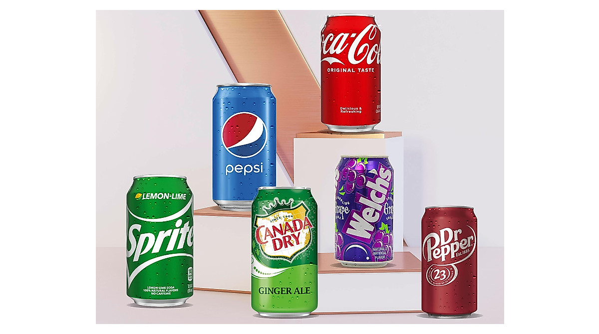 Soda Variety Pack - 18 Cans of 6 Favorite Flavors