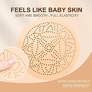 Mushroom Head Air Cushion CC Cream - BB Cream Foundation Makeup, Long-Lasting Makeup Even Skin Tone, Concealer Moisturizing Oil Control Waterproof, Makeup Base Primer for All Skin Types(Natural)