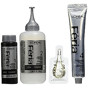 L'Oreal Paris Feria Multi-Faceted Shimmering Permanent Hair Color, 822 Rose Gold (Medium Iridescent Blonde), Pack of 1, Hair Dye