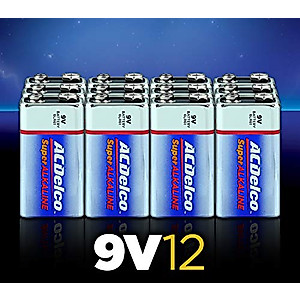 Powermax ACDelco 60-Count AAA Batteries + ACDelco 12-Count 9 Volt Batteries