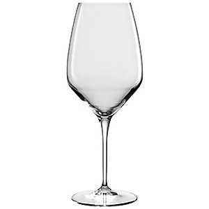 Luigi Bormioli Atelier Cabernet/Merlot Wine Glass, 23-3/4-Ounce, Clear, 6 Count (Pack of 1)