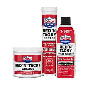 Lucas Oil 10574 Red "N" Tacky Grease - 1 Pound