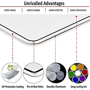 Keep Gate Closed Sign Dogs, (2 Pack) Metal Close Gate behind You Sign, 10" x 3.5" Dog in Yard Signs for Fence, Aluminum Keep Gate Shut Sign, Lock Gate Sign