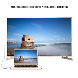 Jiali USB-C Converter Adapter Cable 15cm USB-C/Type-C 3.1 Male to HDMI Female Adapter Cable, for MacBook 12 inch/Chromebook Pixel 2015