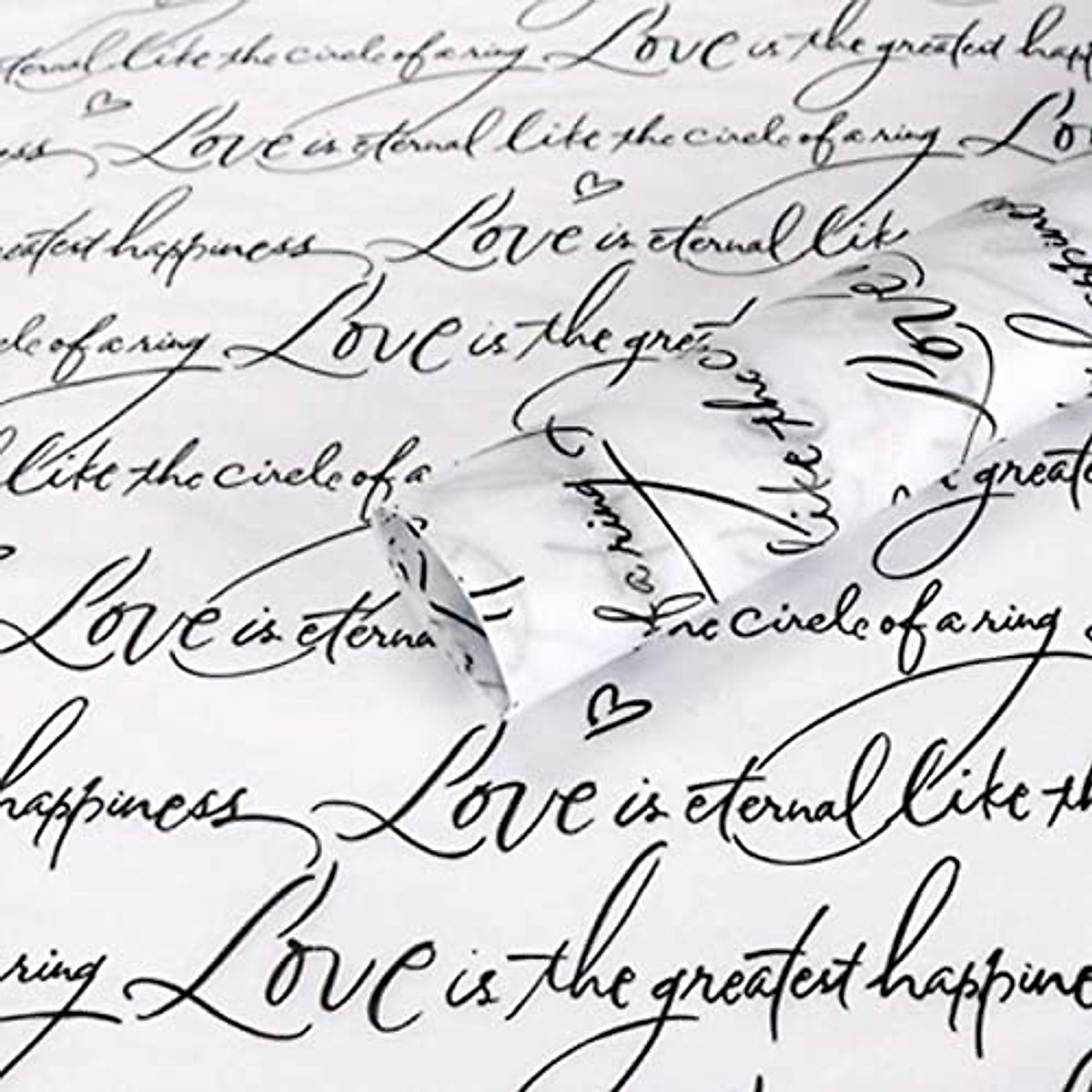 Letter Flower Gift Wrapping Tissue Paper 28pcs Shoes Gift Clothes Packing Craft Paper Christmas Valentine's Day Wedding Bridal Shower DIY Decoration 20×28 inch (Color 1, 20×28 inch (28 Sheets/Bag))