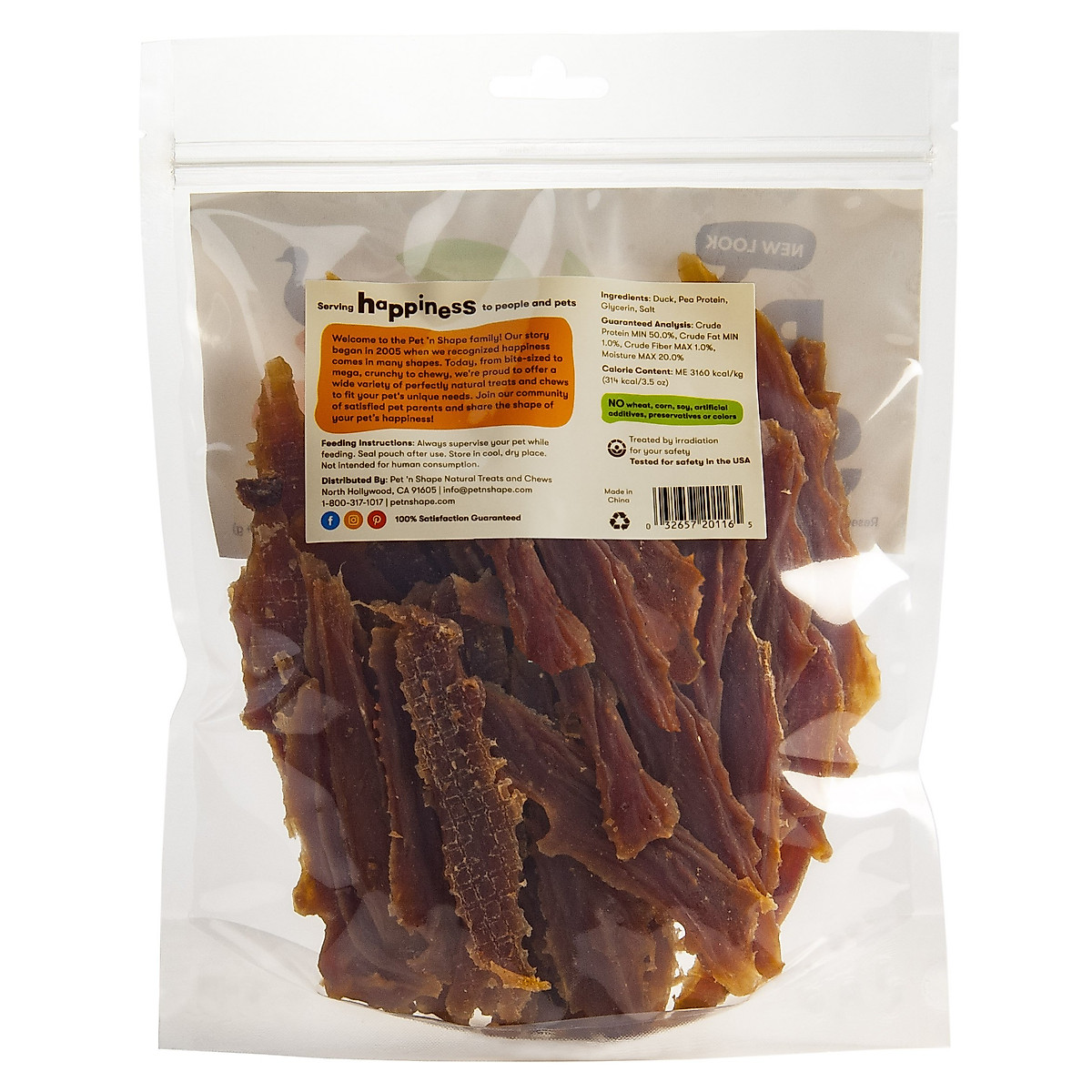 Pet 'n Shape Duck Breast Jerky Dog Treats - 16 Ounce