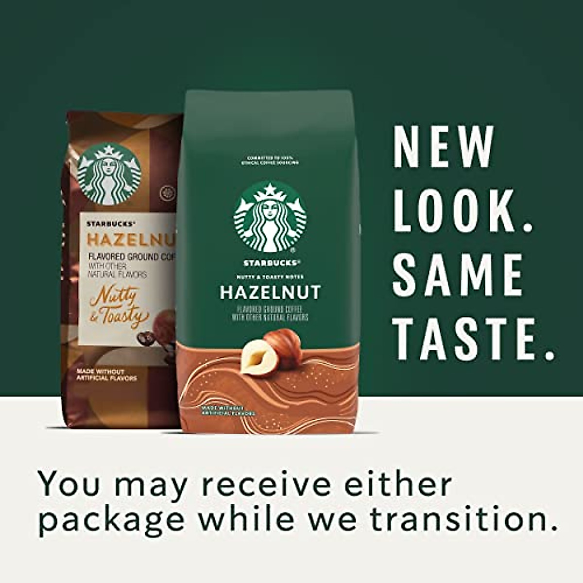 Starbucks Medium Roast Ground Coffee — Hazelnut — 6 bags (11 oz. each)