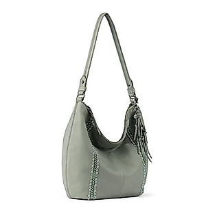 The Sak Sequoia Hobo Bag in Leather, Soft & Slouchy Silhouette, Meadow Crochet II