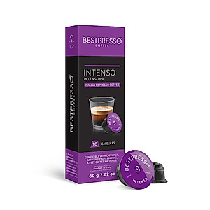 Bestpresso Coffee capsules compatible with Starbucks Verismo, Caffitaly, CBTL, K-fee systems 80 Pods (Variety Pack)