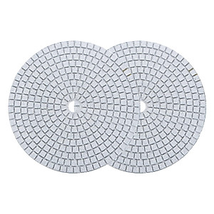 uxcell Diamond Polishing Pad 7-Inch 50 Grits Wet/Dry Grinding for Stone Concrete Marble Countertop Floor 2pcs