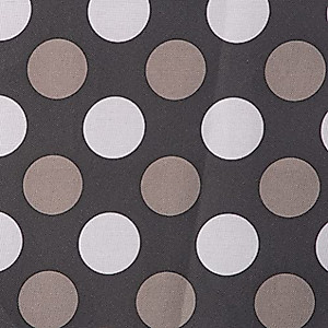 Rockland Escape 4-Piece Softside Upright Luggage Set, Telescoping Handles, Black Dot, (14/19/24/28)