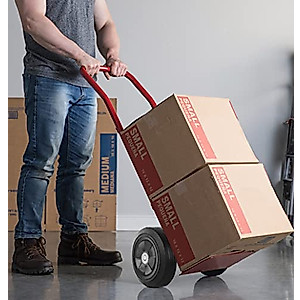 10" x 2.5" (4.10/3.50-4) Solid Rubber Hand Truck Wheels, Dolly Wheels Replacement, Wheelbarrow Flat Free Tires for Cart- 660 lb Load Capacity, Pack of 2