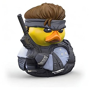 TUBBZ Solid Snake Collectible Rubber Duck Vinyl Figure – Official Metal Gear Solid Merchandise – Action PC & Video Games