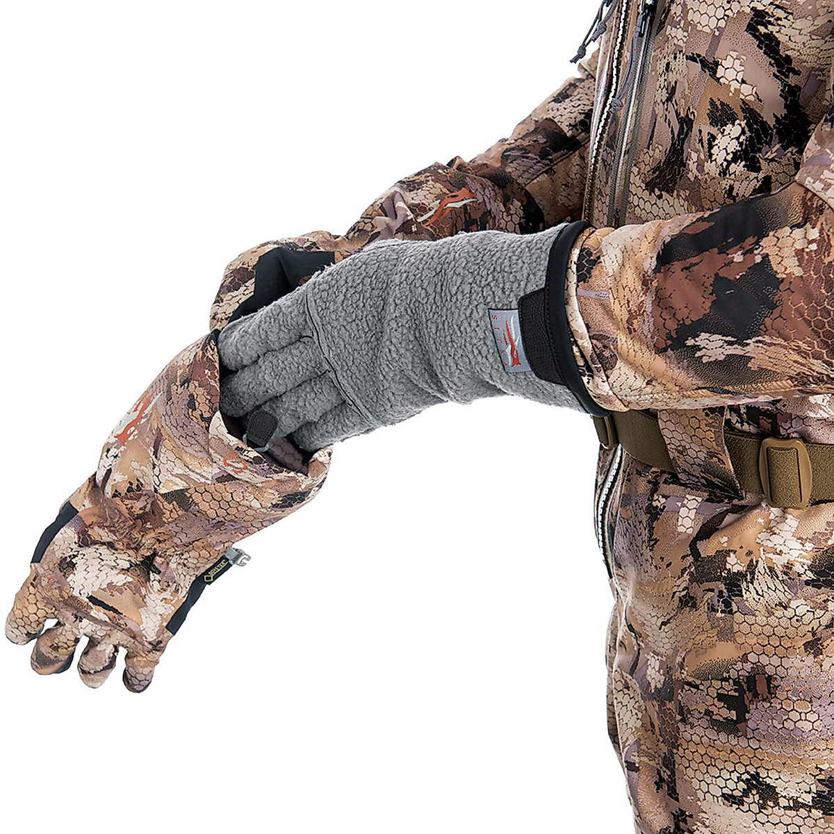 SITKA Gear Delta Deek Waterproof Windproof GTX Glove, Optifade Marsh, L
