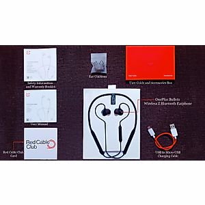 OnePlus Bullets Wireless Z Bass Edition in-Ear Earphone with Mic, Passive Noise Cancellation (Bluetooth 5.0, Quick Switch) (Bass Blue)